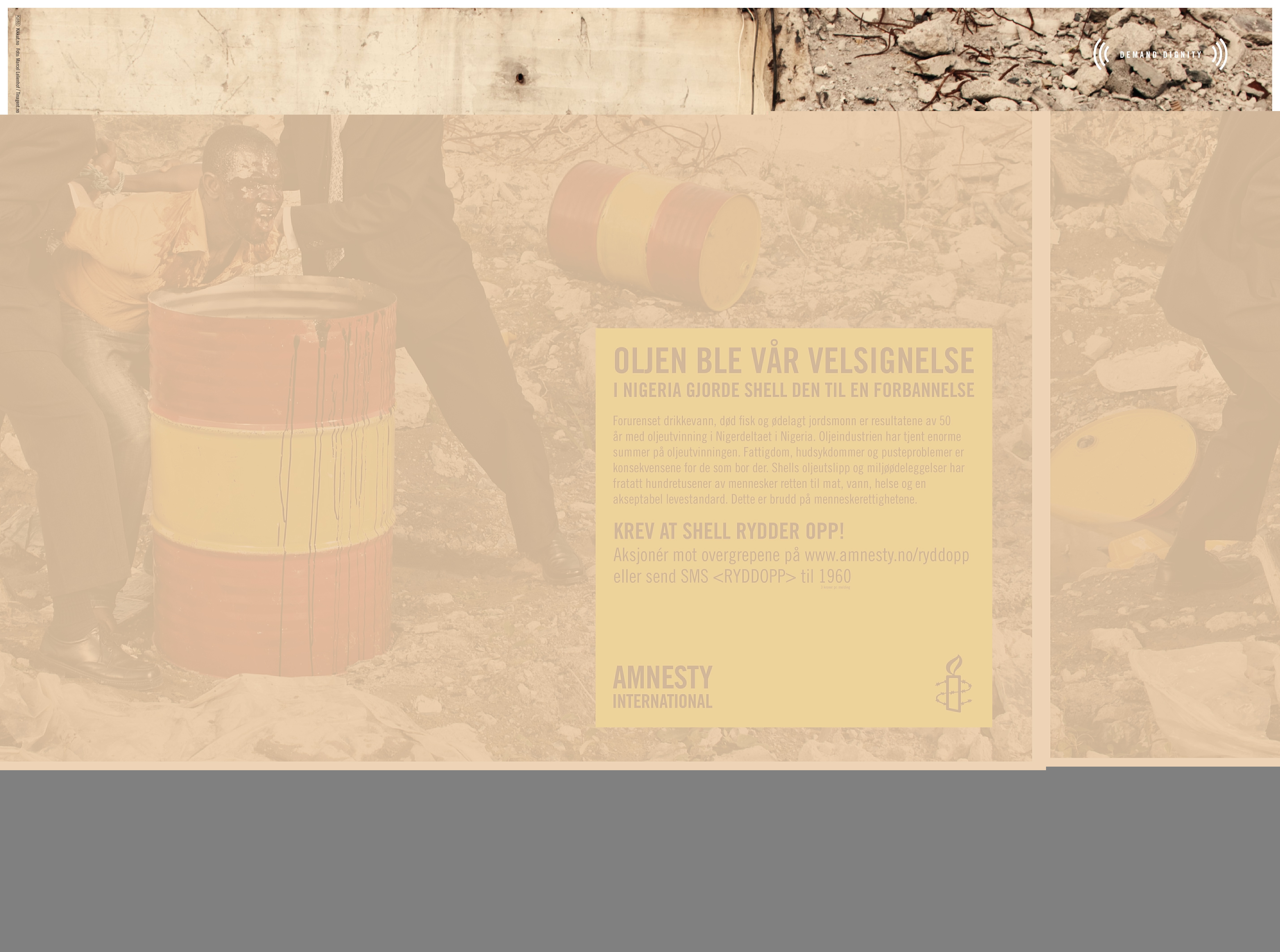 Amnesty International. Shell aksjon 2009 — Kreativt Forum